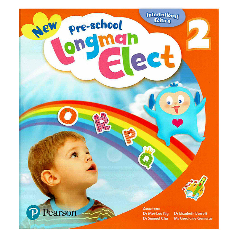 新版香港培生朗文幼儿英语教材New Pre-school Longman Elect 2课本学生用书幼儿小班英语启蒙入门字母学习幼儿园主教材可 ...