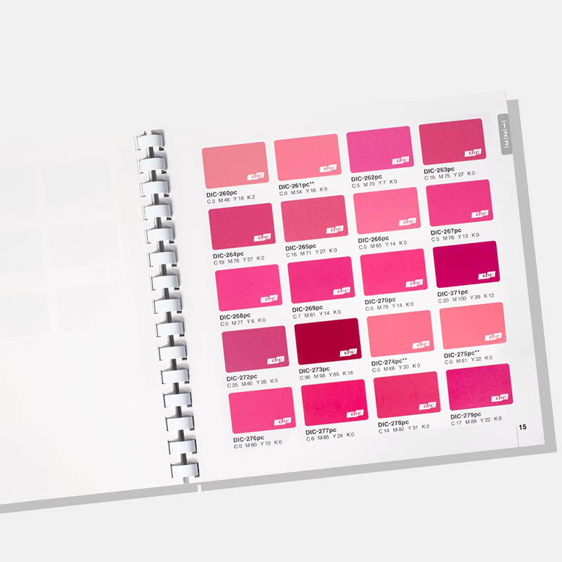 DIC色卡CMYK色彩指南工艺颜色说明图表第八版印刷包装国际标准色卡 Process Color Note四色配色色谱_虎窝淘