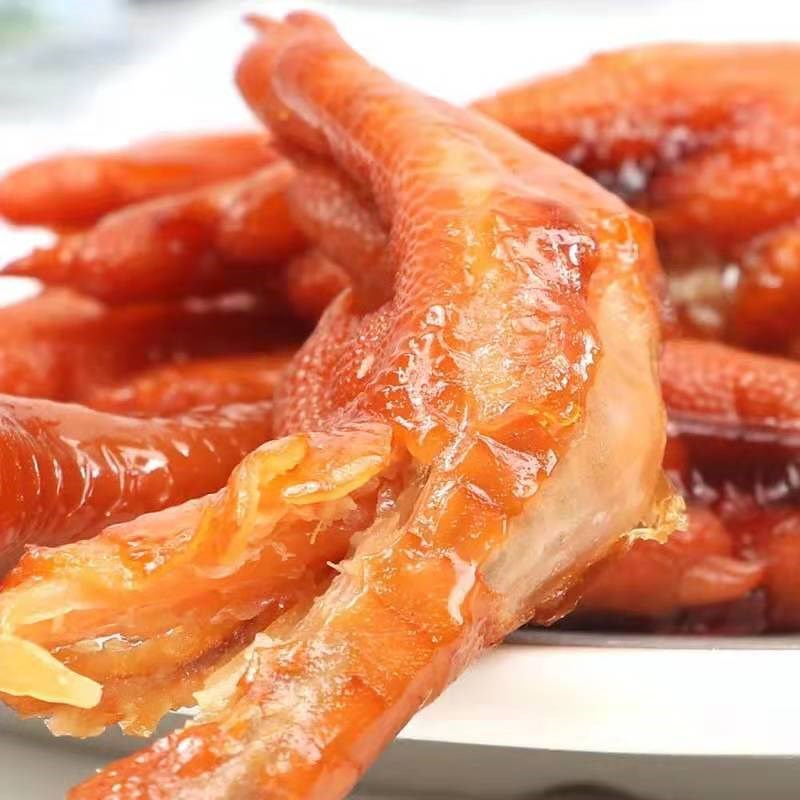 【每包2只装】金八吧老汤土鸡爪秘制凤爪鸡脚36g*5-50包休闲零食_虎窝淘