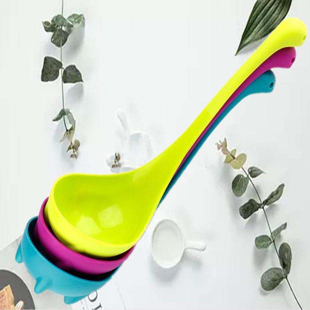 Creativity Dinosaur Soup Spoon Food Grade PP Long Handle Ver_虎窝淘