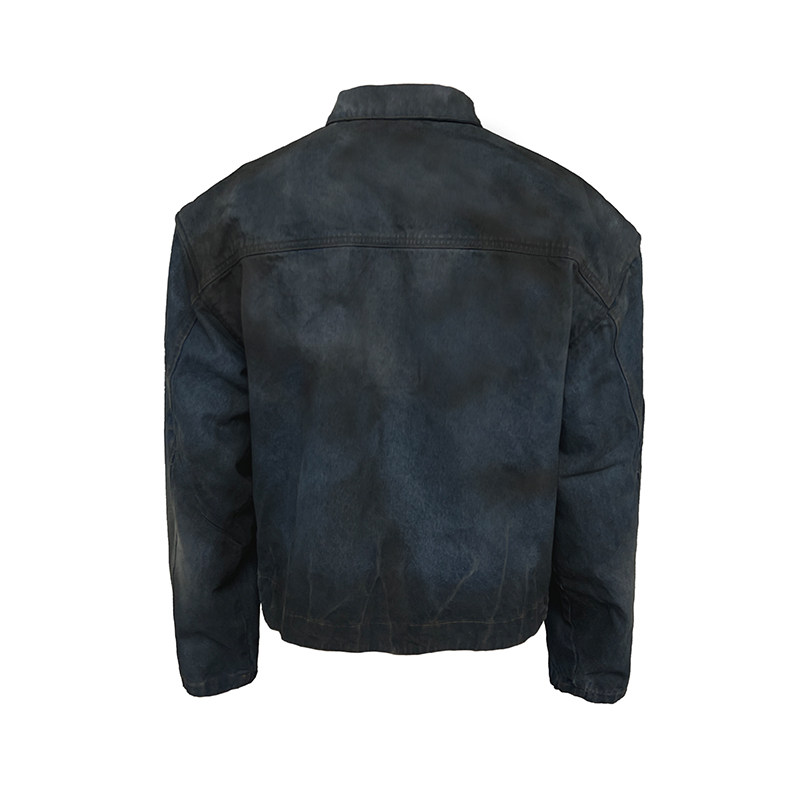JCAESARFROSTDENIMJACKET霜冻牛仔夹克16oz重磅脏染牛仔外套