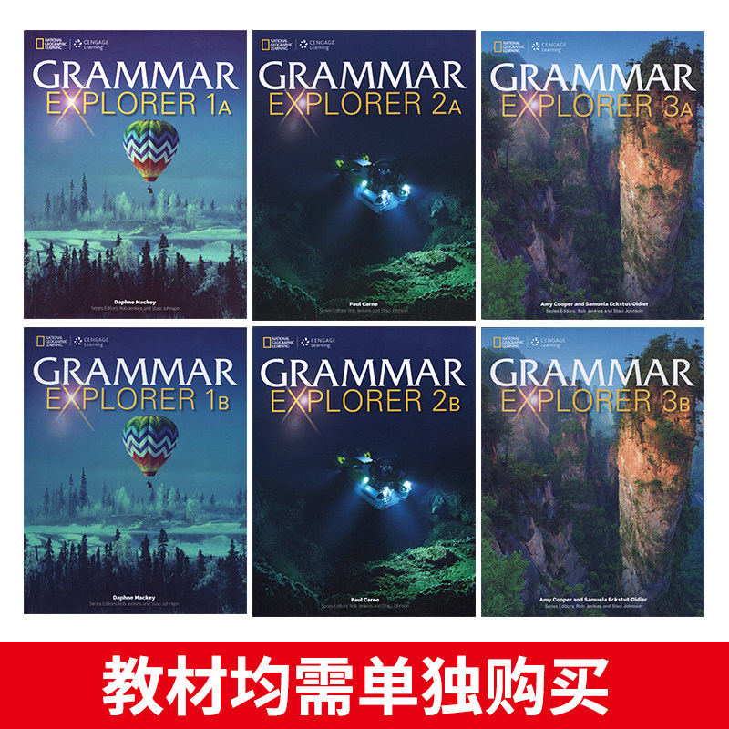 【麦凯思图书】原版进口Grammar Explorer 3A学生语法专项教材NGL美国国家地理出版社英语语法训练初中高中填空英文教程专练实用_虎窝淘