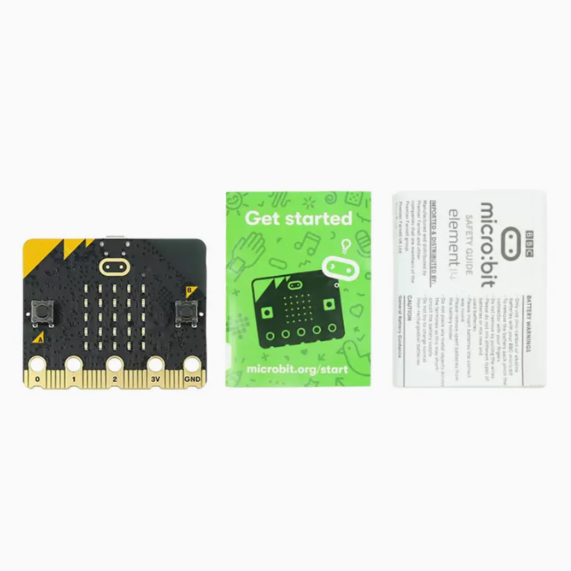 原装正品microbit开发板新版Python儿童编程控制器micro:bit V2_虎窝淘
