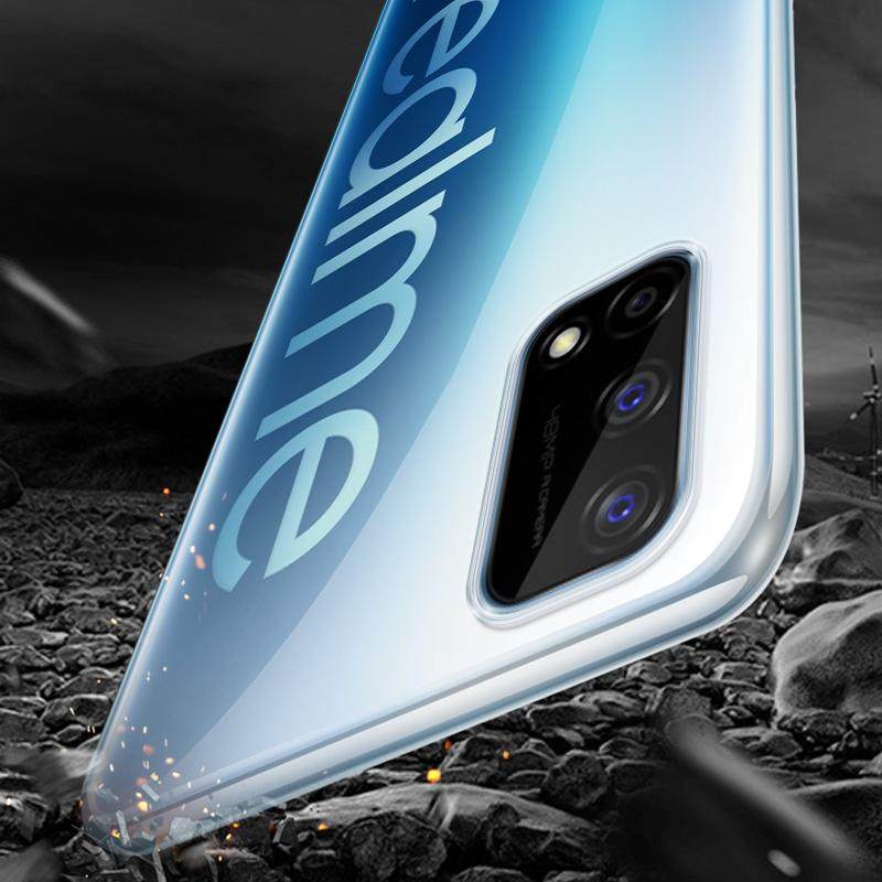 适用于realme真我Q2手机壳透明软壳微磨砂黑色保护套全包防摔男女_虎窝淘