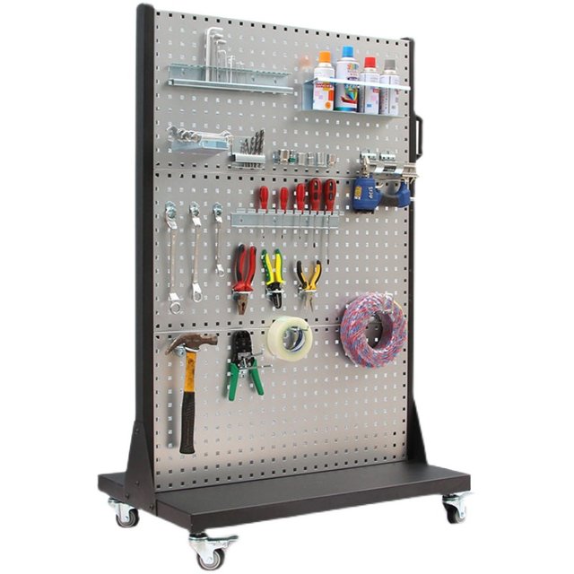 Hole board display rack hardware tools mobile display rack material ...