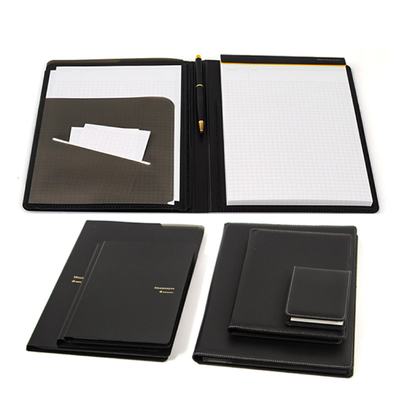 官方旗舰店日本maruman满乐文记忆女神Mnemosyne note pad商务软皮面上翻笔记本A5本子高档记事本会议记录本_虎窝淘