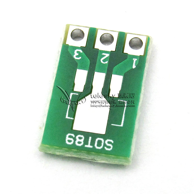 SOT89转DIP SOT223转DIP转接板1.5mm pitch引脚PCB转换板(10个)_虎窝淘