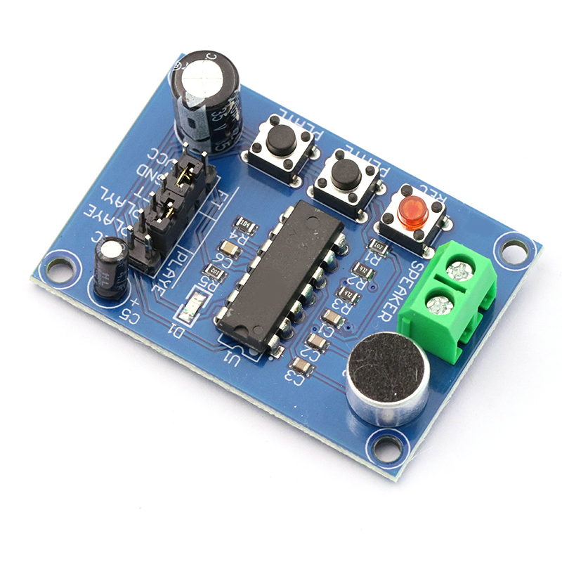 TELESKY ISD1820录音模块语音板模块录放音声音放大功放diy_虎窝淘