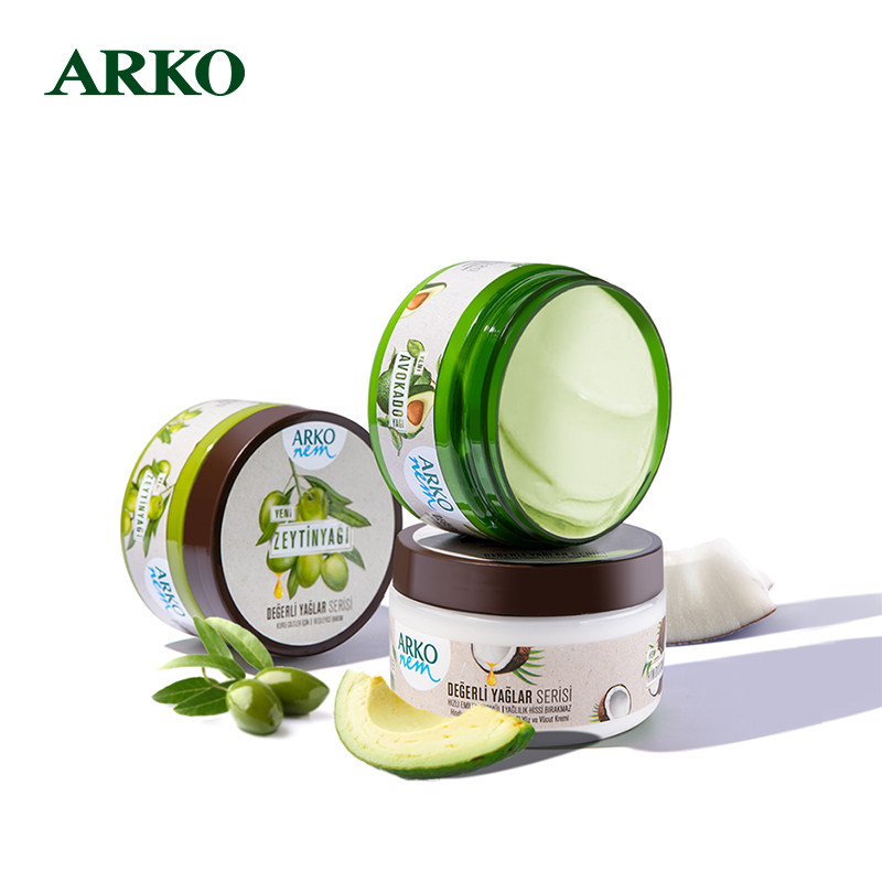 Arko牛油果焕亮罐装身体乳改善暗沉肌肤均匀肤色滋润嫩滑保湿留香_虎窝淘