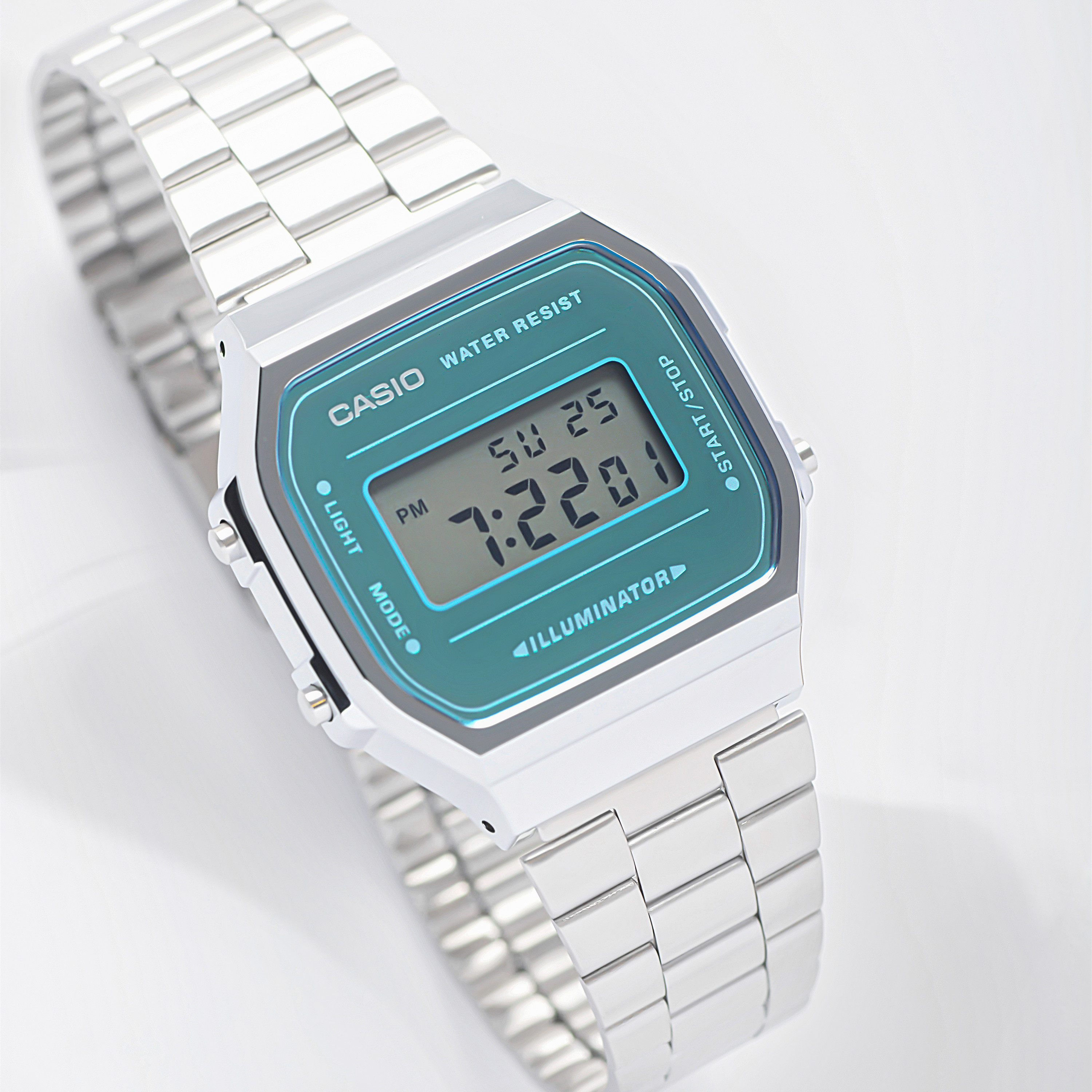 卡西欧复古经典方块A168WG-9W/A158WA/A168WA-1/B640WC 91W小金表_虎窝淘