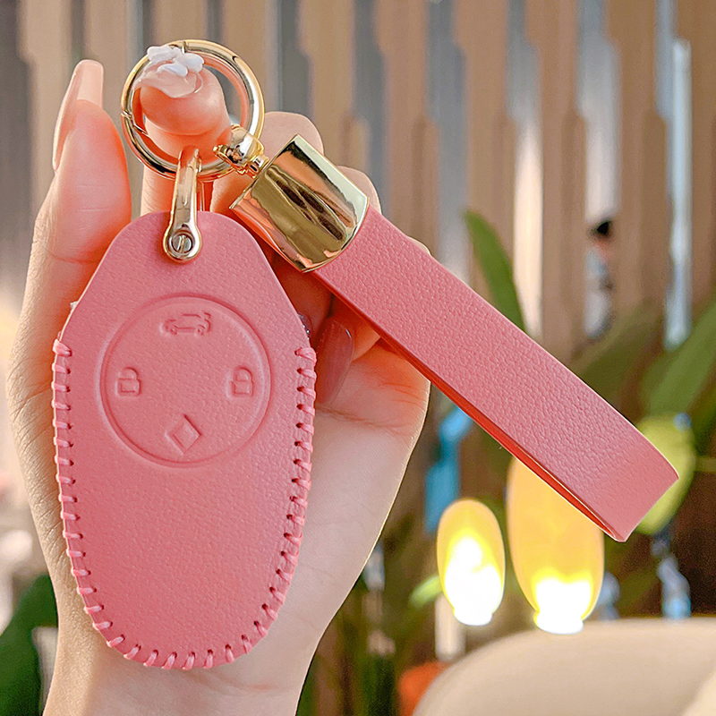 适用于零跑t03钥匙套c11 s01专用2021款真皮个性钥匙扣包壳女士_虎窝淘