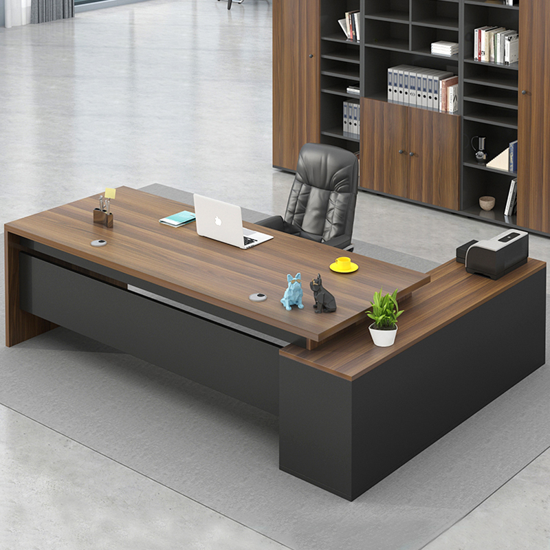 办公桌简约现代主管经理桌子总裁总裁办办公室桌椅大班台