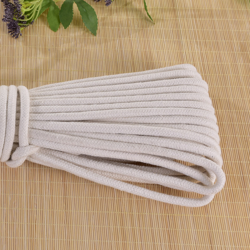 手工棉绳diy编织绳旗绳棉线绳捆扎绳包装抽绳晾衣绳旗杆绳包芯绳_虎窝淘