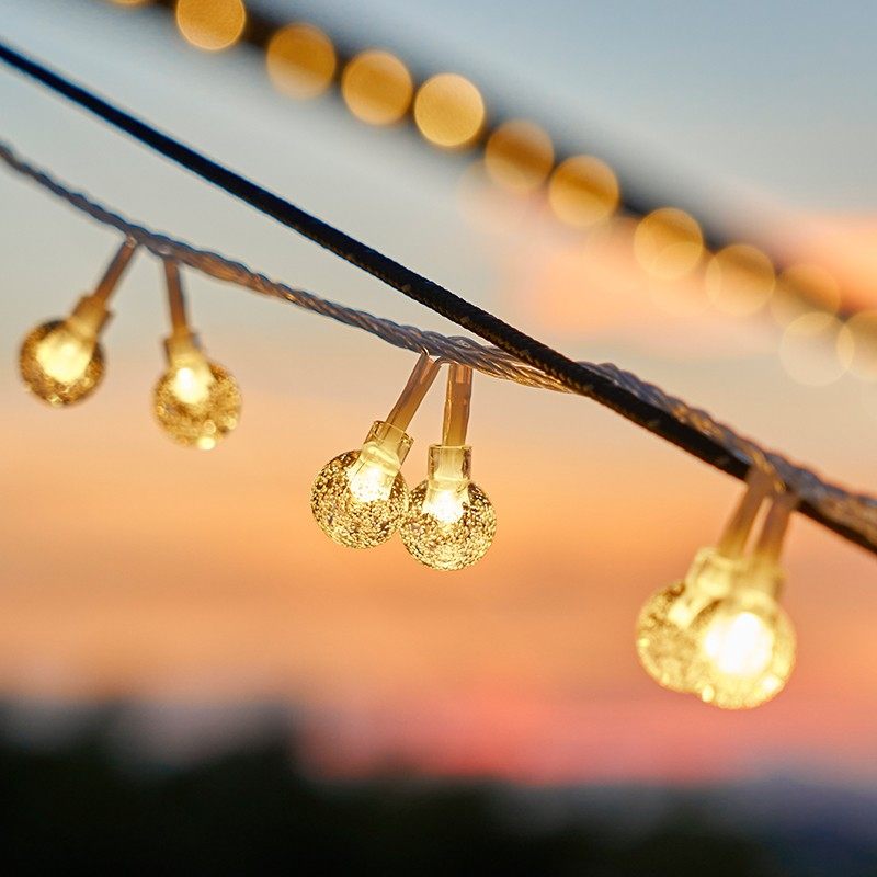 led星星灯灯串生日露营小彩灯闪灯串灯满天星氛围灯房间布置装饰_虎窝淘