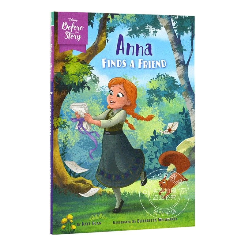 冰雪奇缘前传迪士尼儿童故事书英文原版 Disney Before the Story:Anna Finds a Friend&Elsa's ...