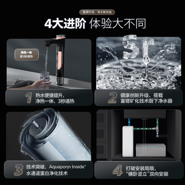 Philips water purifier household straight drink machine kitchen kitchen ...