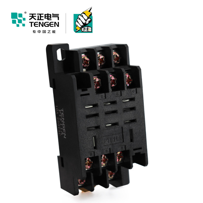 TENGEN天正电气HH63P JQX-13F/3Z LY3NJ小型中间继电器底座PTF11A_虎窝淘