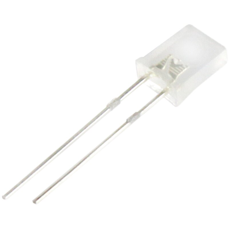 (50个)短脚 2*5*7mm雾状白发蓝色光发光二极管LED灯珠方形高亮_虎窝淘