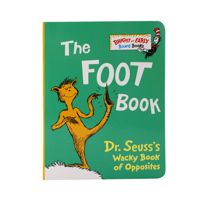英文原版绘本低幼适龄版启蒙 The Foot Book纸板书廖彩杏推荐书单宝宝学习阅读英语正版进口图画书硬壳不怕撕咬_虎窝淘