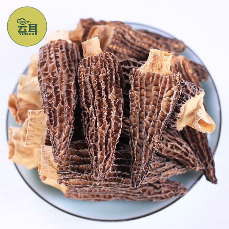 云耳牌云南野生羊肚菌35g松茸30g菌菇干货礼盒包邮中秋礼品_虎窝淘