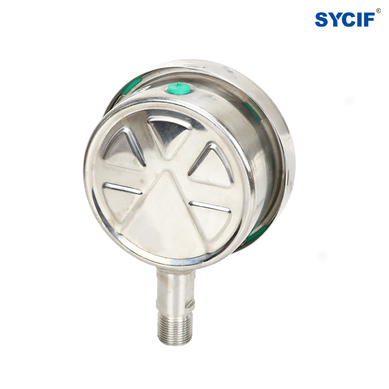 上海仪川仪表全不锈钢耐震压力表 YN-100BF耐高温防腐蚀气压液压_虎窝淘