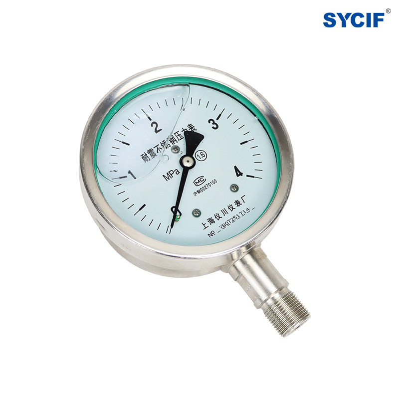 上海仪川仪表全不锈钢耐震压力表 YN-100BF耐高温防腐蚀气压液压_虎窝淘