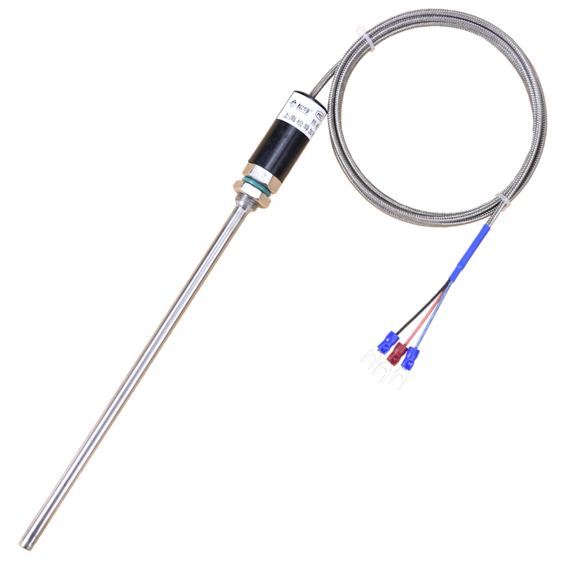 Pt100温度传感器铂热电阻WZP-187防水温度探头 K/E型热电偶感温棒_虎窝淘
