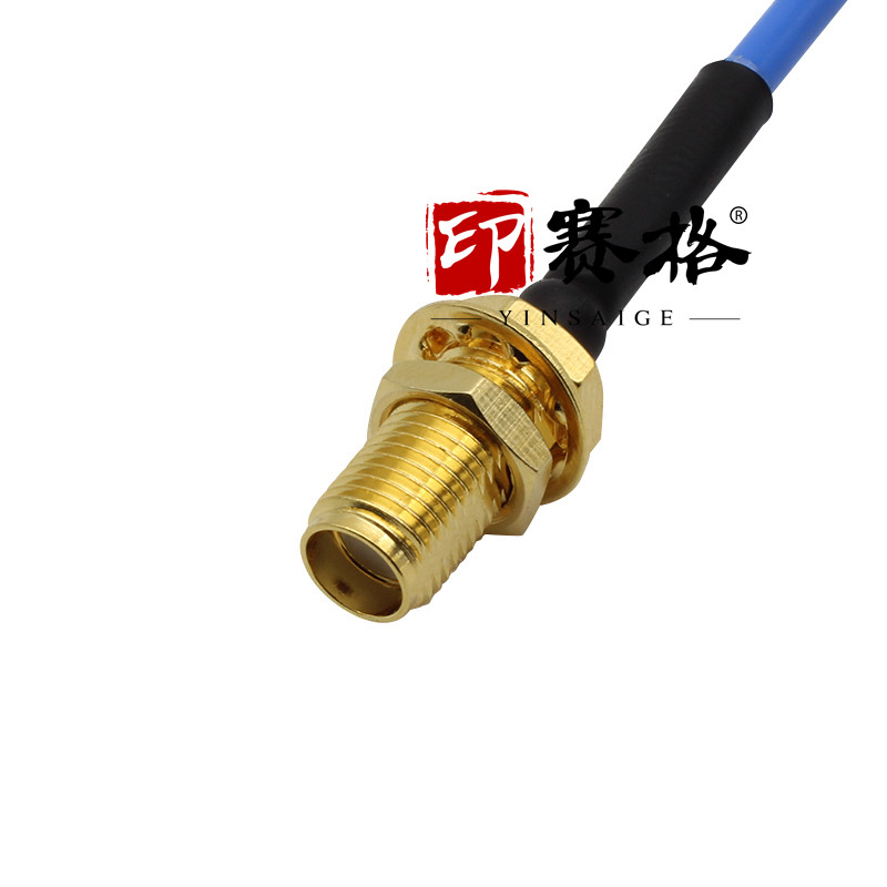 SMP母转SMA母延长线 086半柔线 GPO接头延长线SMP转SMA射频连接线_虎窝淘