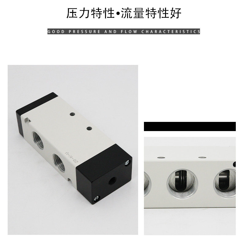 AIRTCA亚德客正品4A21008/4A31010/4A41015二位五通气控阀换向阀_虎窝淘