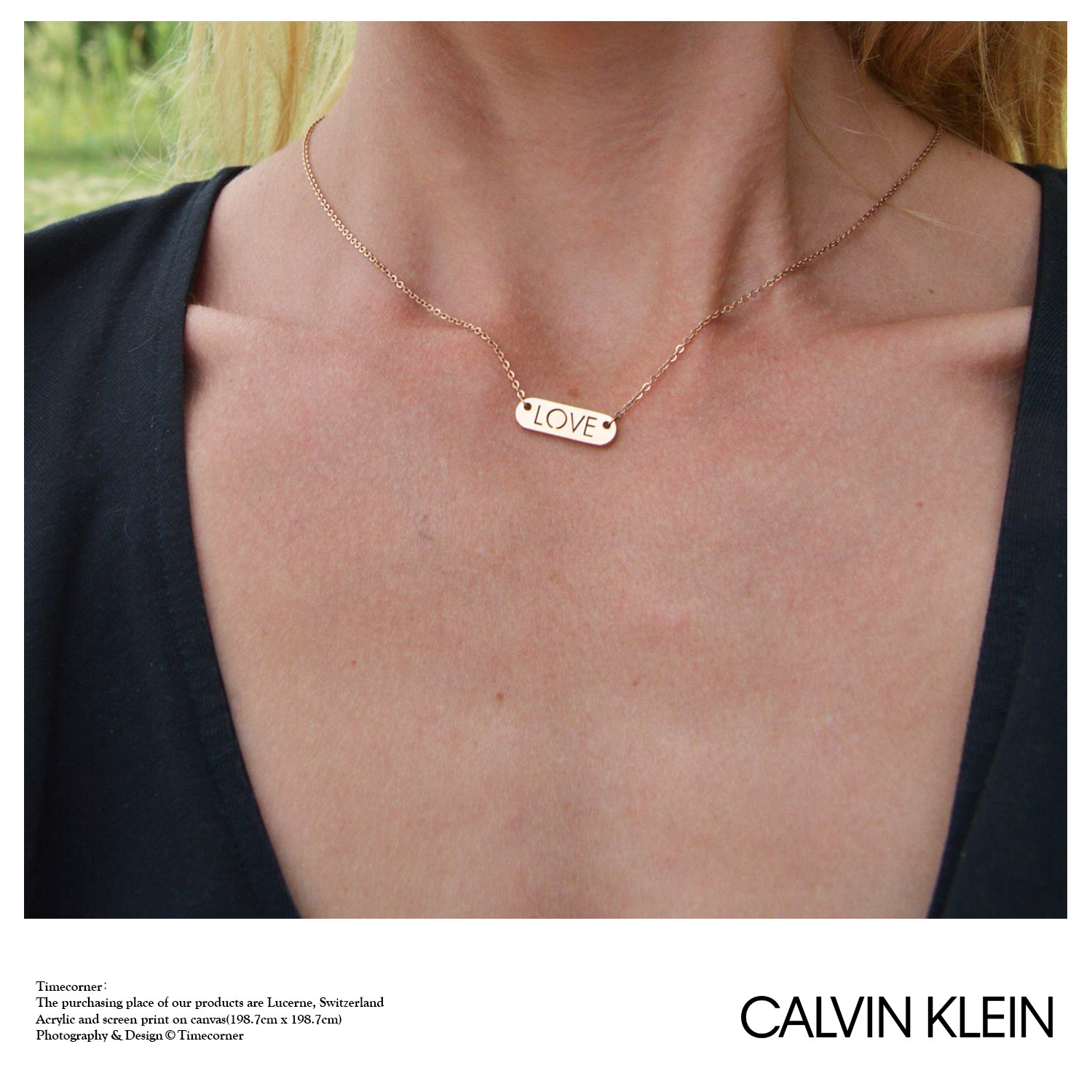NECKLACE- 2017 CALVIN KLEIN MESSAGE KJ7CPN1002- CK情侣项链_虎窝淘