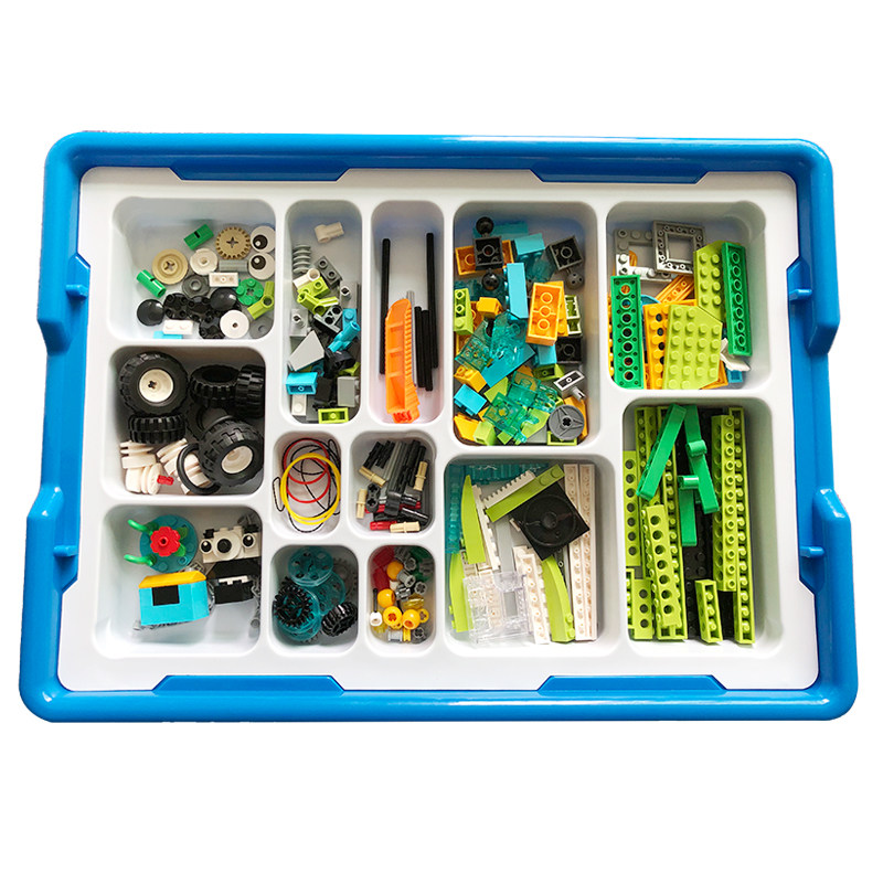 国产wedo配件集线器主机编程机器人兼容乐高小颗粒积木马达传感器_虎窝淘