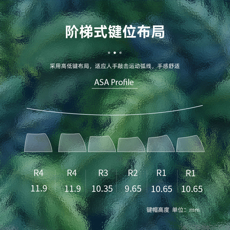 魔极客X AKKO ASA高度布丁键帽PBT+PC机械键盘大全套108 87键通用_虎窝淘