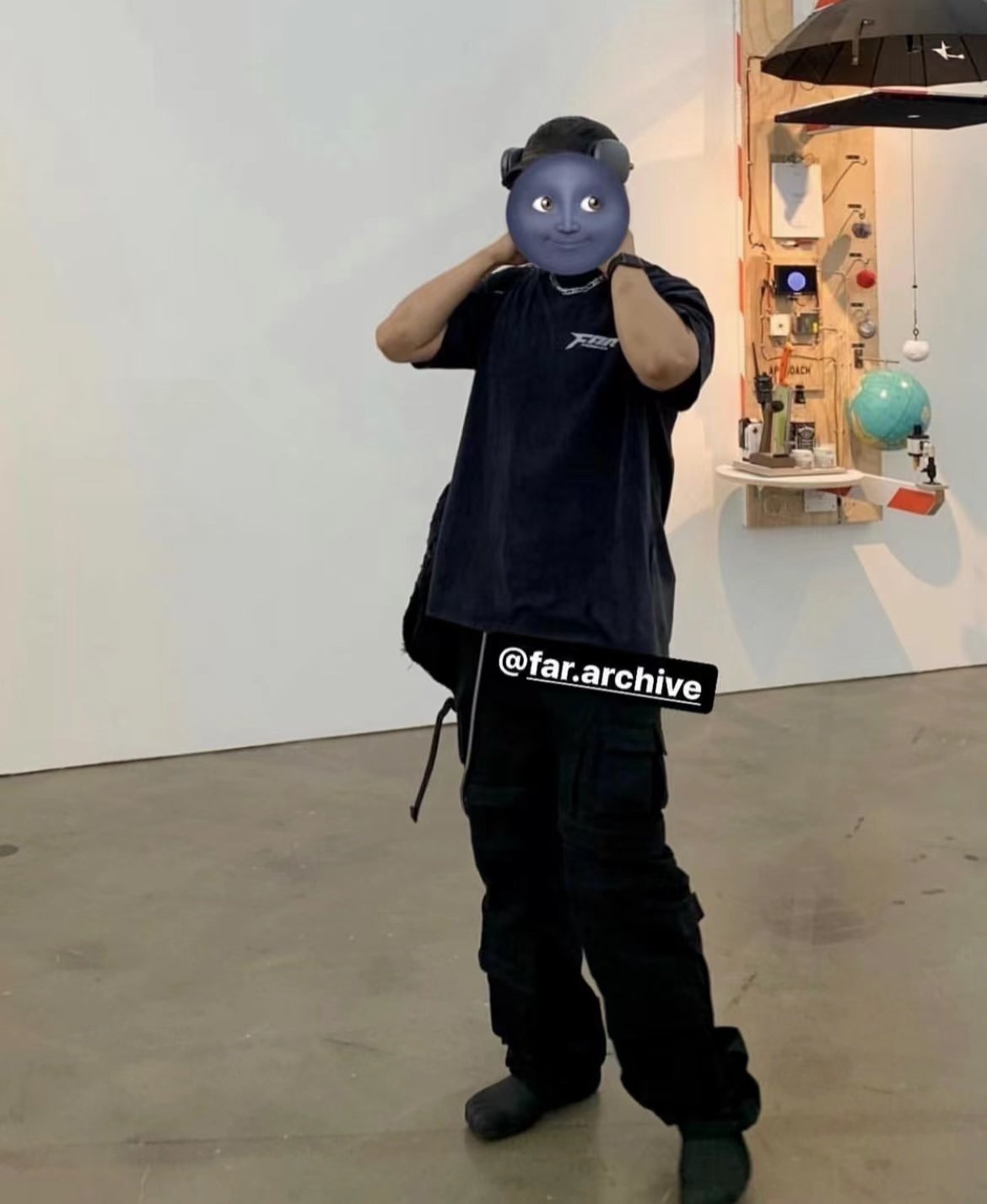 Far archive英文圆领标语成衣洗水做旧潮牌T恤休闲短袖VIbe风_虎窝淘