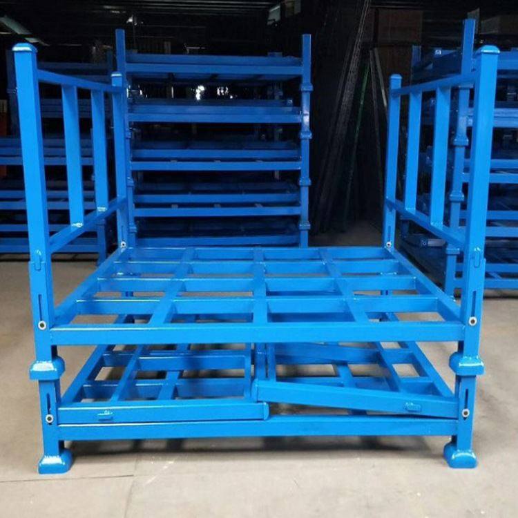 折叠式堆垛架多层巧固架堆放折叠式移动货架箱货堆叠架厂家直销_虎窝淘