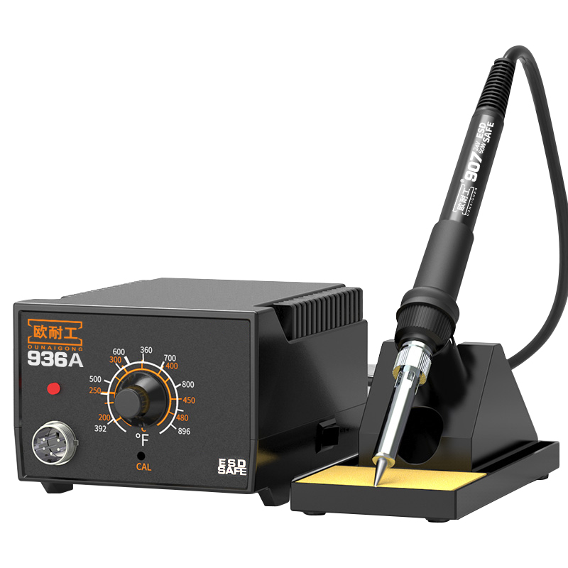 欧耐工936A电烙铁恒温焊台可调温60W大功率内热式焊锡枪维修焊接_虎窝淘