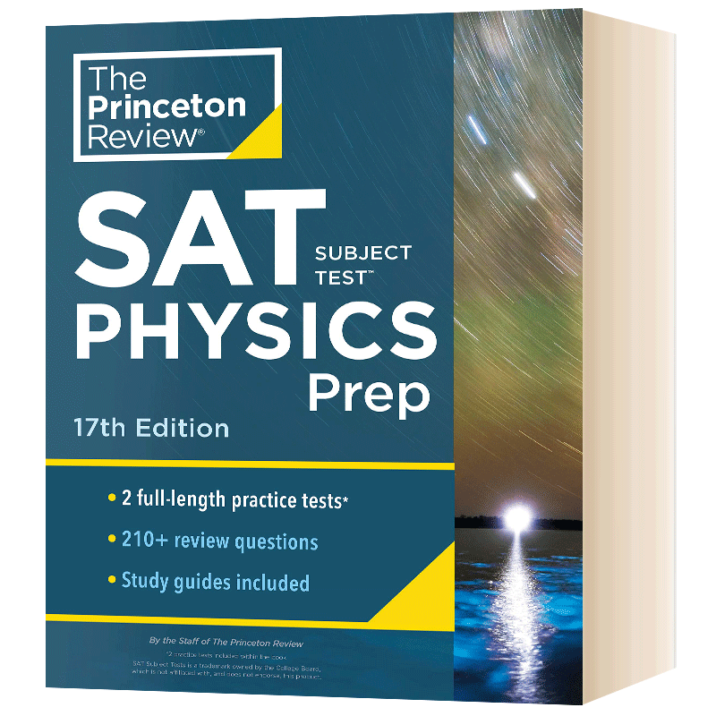 英文原版 SAT Subject Test Physics Prep 17破解SAT考试物理第17版英文版_虎窝淘