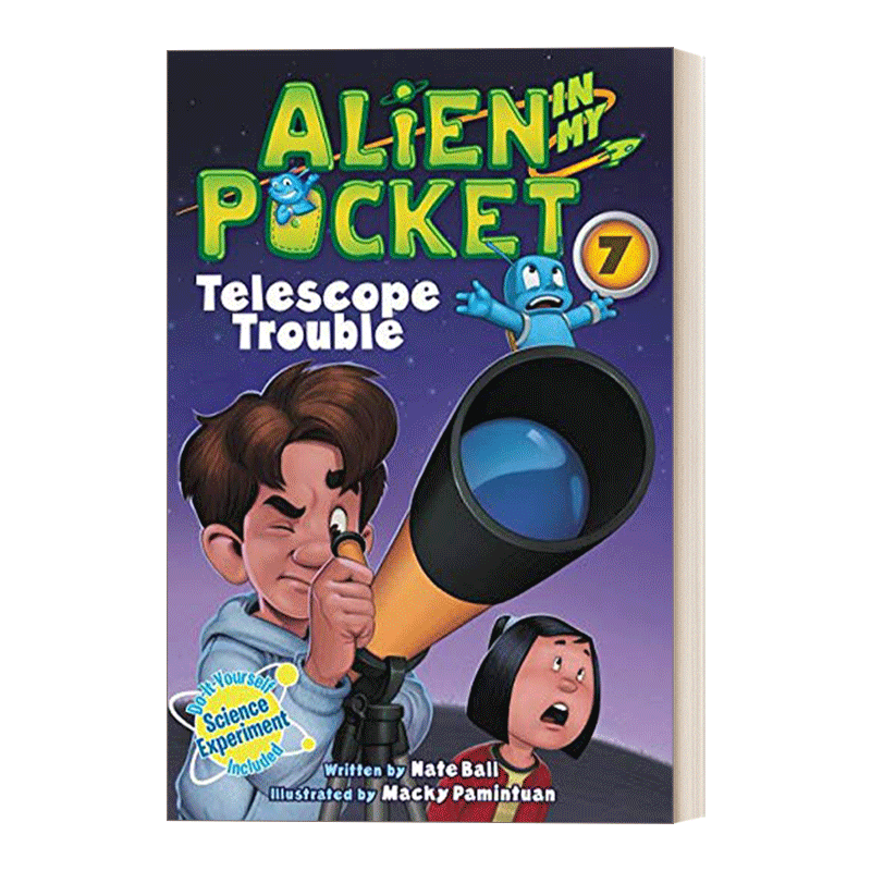 英文原版 Alien in My Pocket 7 Telescope Troubles口袋里的外星人英文版进口英语原版书籍_虎窝淘