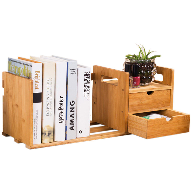 艾品简易桌上书架置物架学生小型办公桌面小书架宿舍书桌收纳架子_虎窝淘