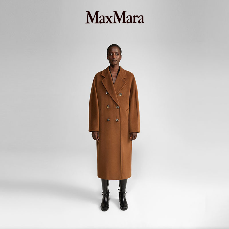 【经典款】MaxMara女士 101801Madame经典大衣1018011906&_虎窝淘