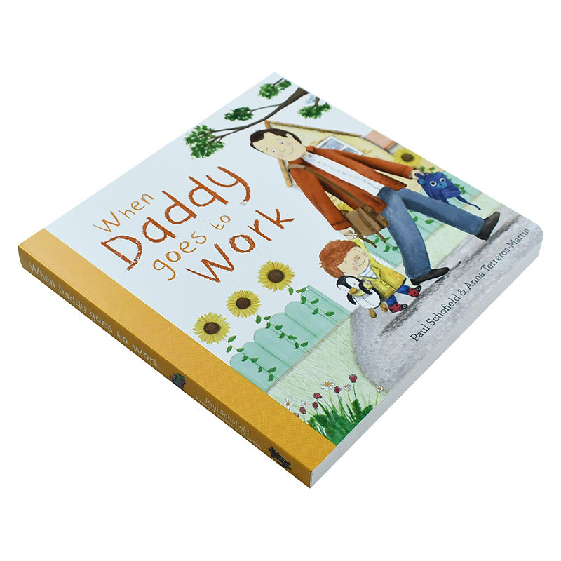 【预售】当爸爸去上班When Daddy Goes to Work 0-3岁儿童纸板绘本英文原版新生孩子认知启蒙故事新生父母教育宝典_虎窝淘