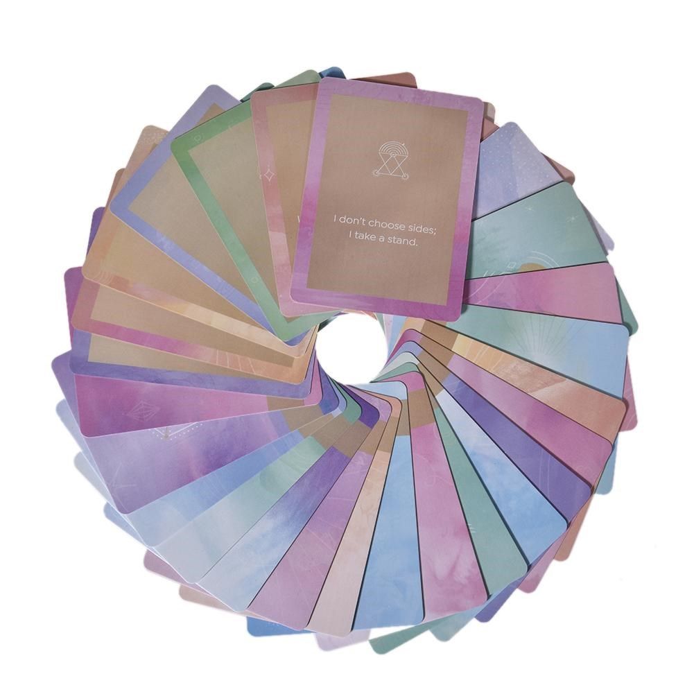 52 The Healing Mantra Deck Tarot Cards Family Party Vivid I_虎窝淘