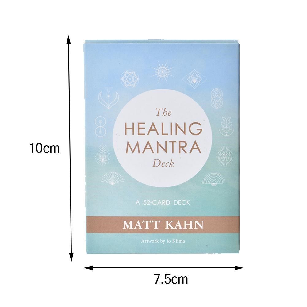 52 The Healing Mantra Deck Tarot Cards Family Party Vivid I_虎窝淘