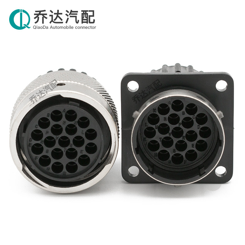 192900-0078 19孔ITT型圆形防水航空插头公母连接器 192900-0057_虎窝淘