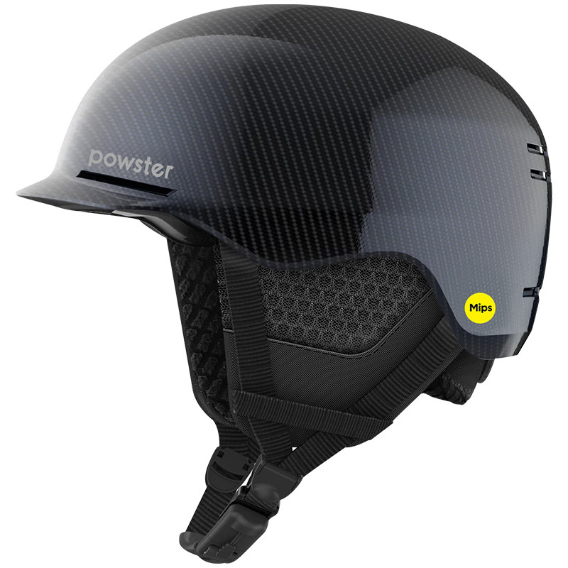 Powster碳纤维滑雪头盔Mips超轻防撞雪地专业单双板护具安全认证_虎窝淘