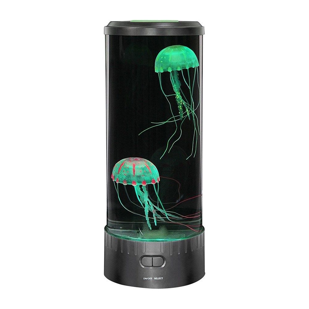 Jellyfish Mood LED Night Light Fantasy Aquarium Hypnotic Col_虎窝淘