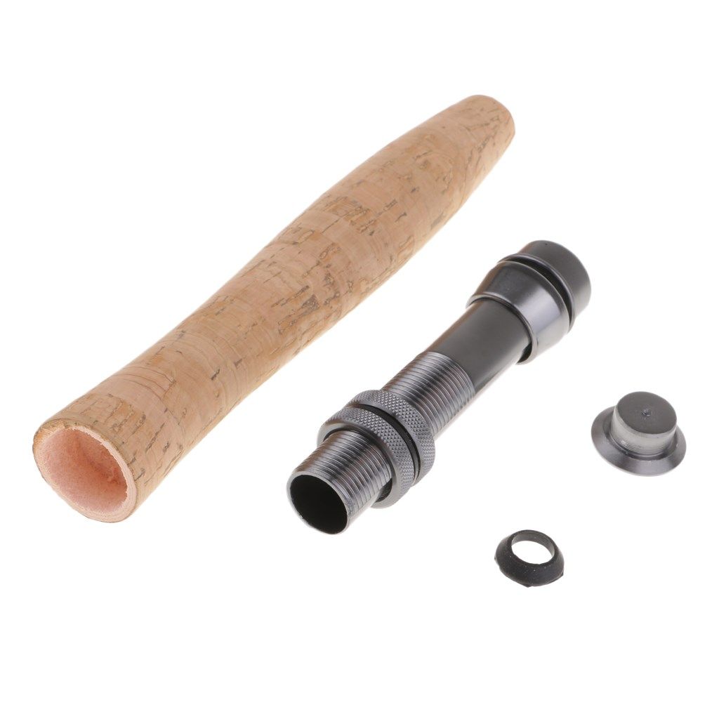 Cork Fly Fishing Rod Handle Grip with Reel Seat Fishing Rod_虎窝淘
