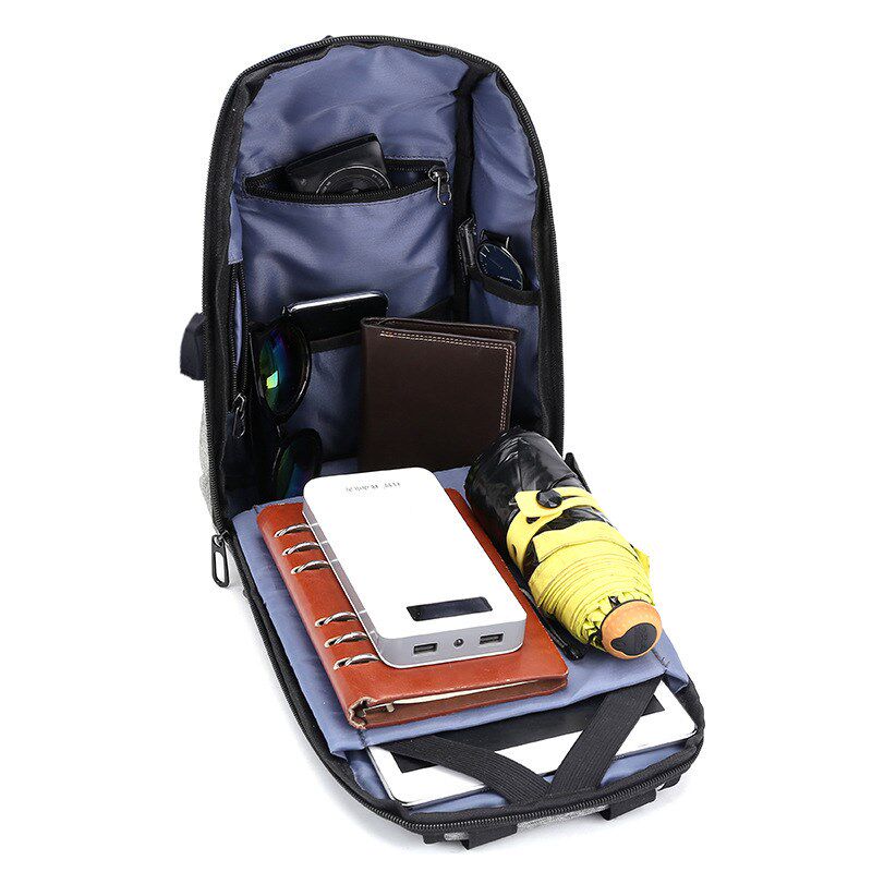 USB Charging Bag Men's Chest Bag Cross Border Reflective Sc_虎窝淘