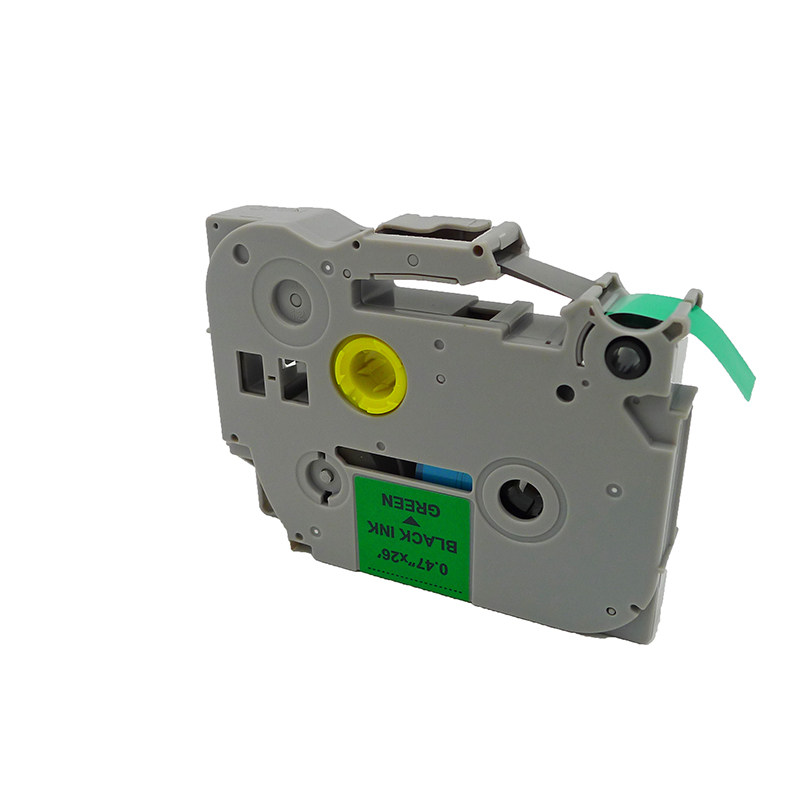 扬帆耐立(YFHC) TZ-Z731标签色带绿底黑字适用于兄弟热转印标签机_虎窝淘