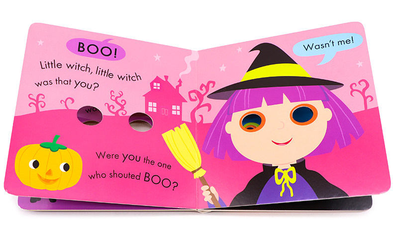 My Little World系列万圣节主题绘本躲猫猫 Boo A Book of Spooky Surprises英文原版进口图书亲子游戏 ...