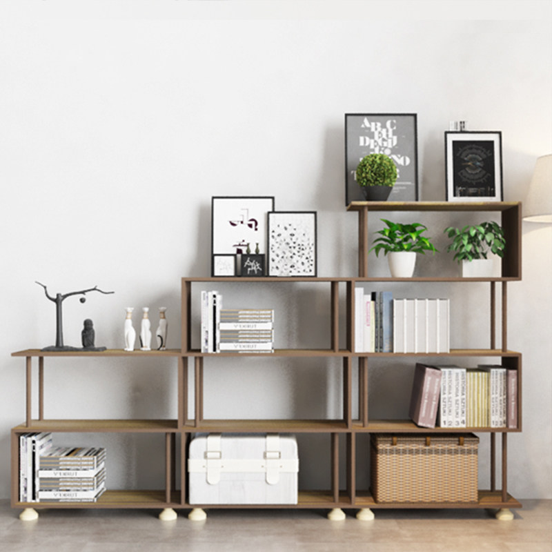 创意小书架陈列架落地简易置物架现代简约储物架桌面桌上家用书柜_虎窝淘